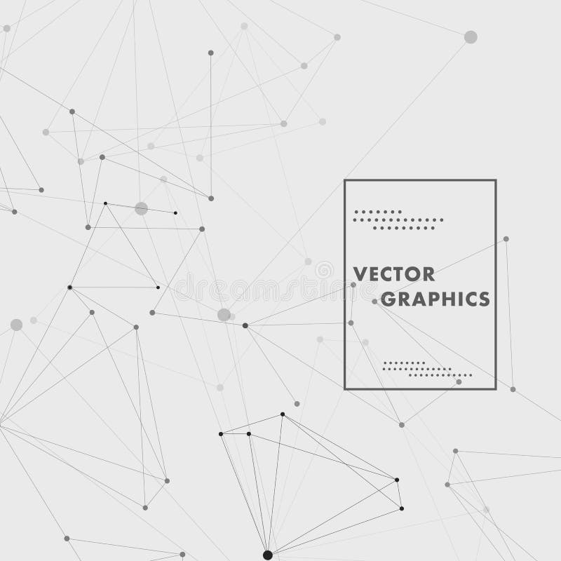 Vector Abstract Science and Technology Graphic Connection Design Stock ...