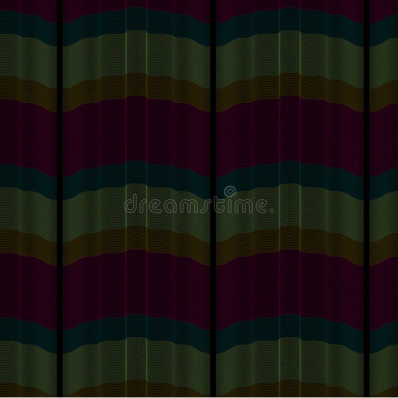 Vector Abstract Seamless Colorful Rippled Curtain Pattern Stock Vector ...