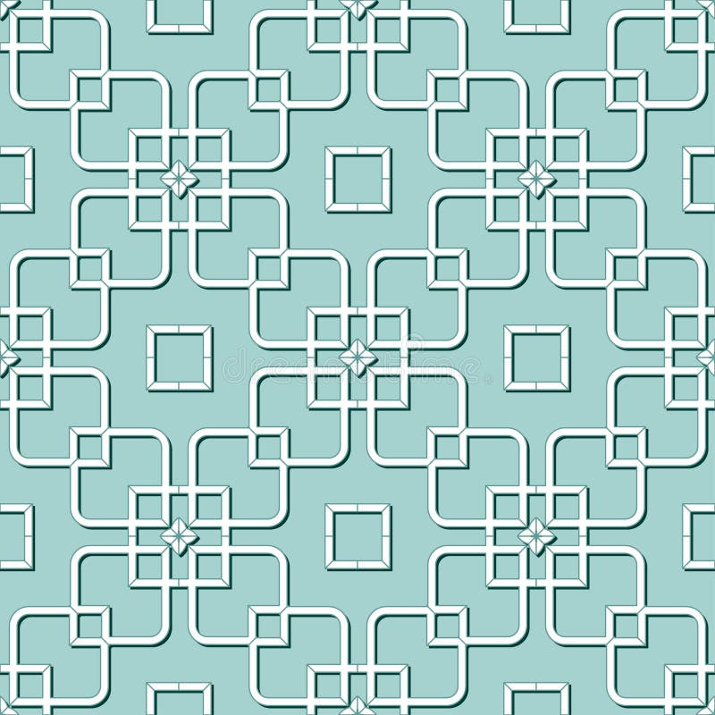 Vector Abstract Seamless Geometric Islamic Wallpaper. Stock Vector ...