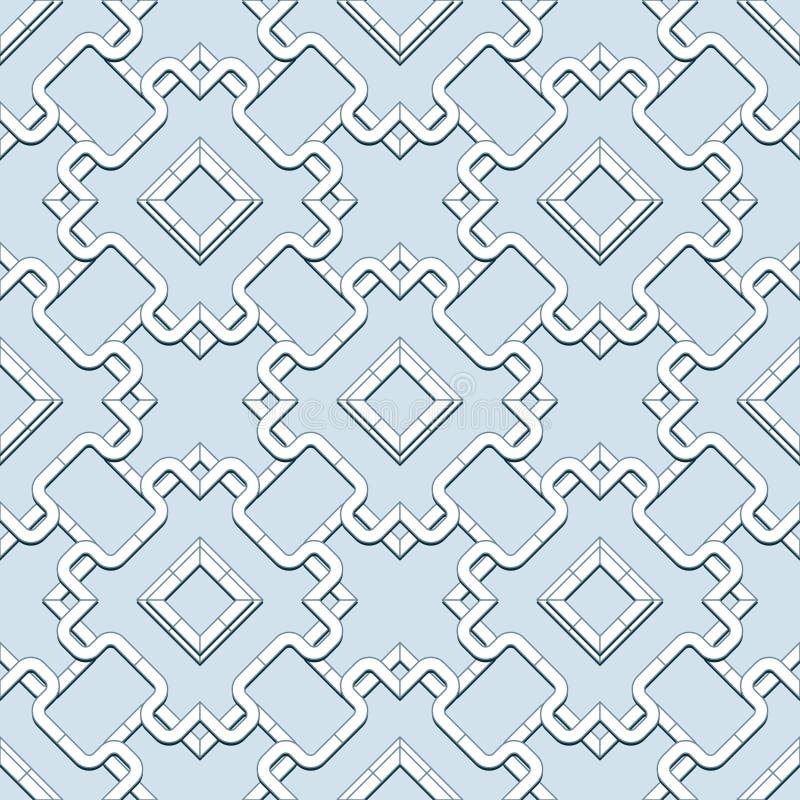 Vector Abstract Seamless Geometric Islamic Wallpaper. Stock Vector ...