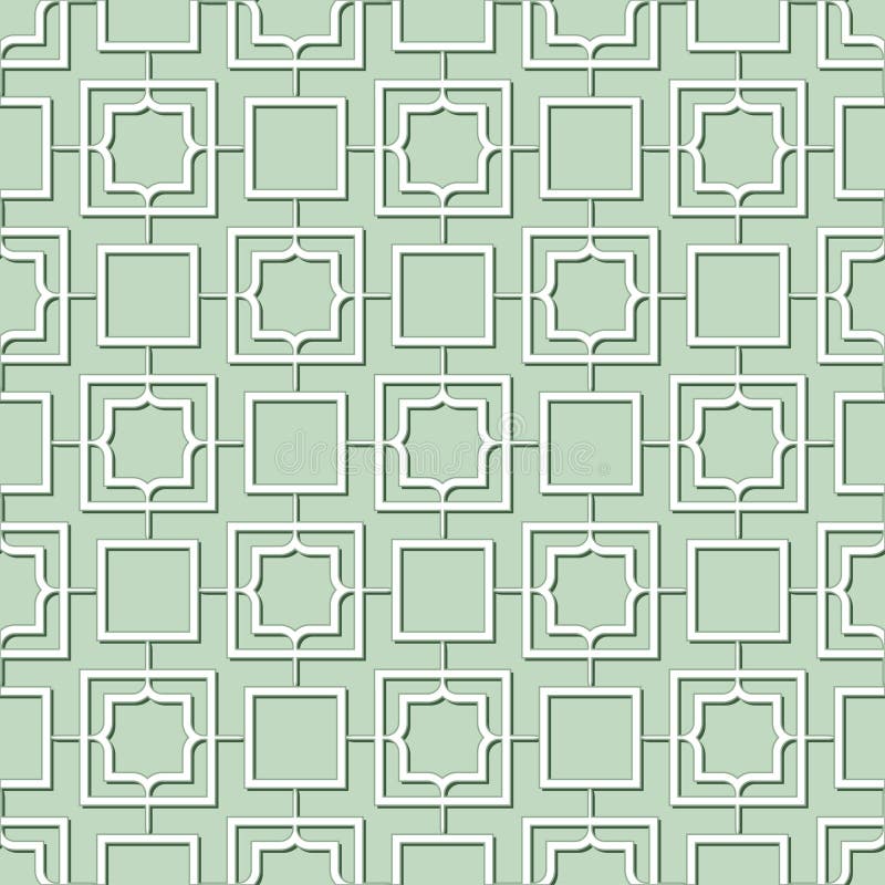 Vector Abstract Seamless Geometric Islamic Wallpaper. Stock Vector ...