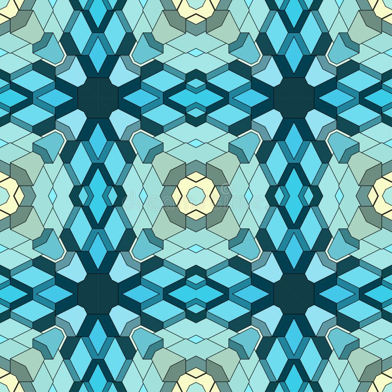 Vector Abstract Seamless Geometric Islamic Wallpaper. Stock Vector ...