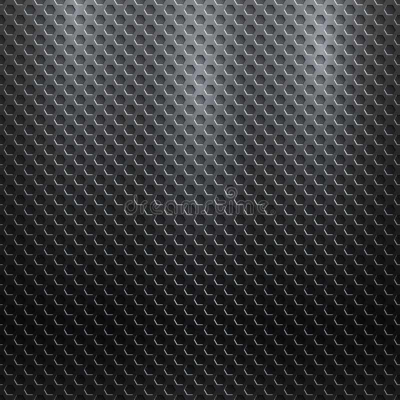 Vector Abstract Seamless Metallic Pattern with Stock Vector ...