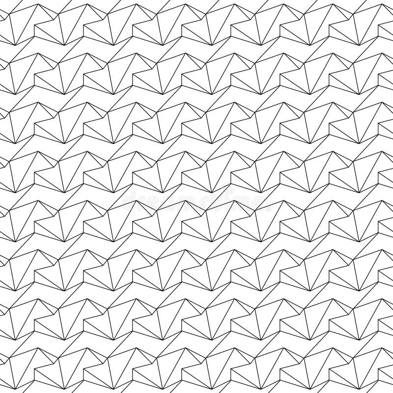 Seamless Pattern. Linear Geometric Background Stock Vector ...