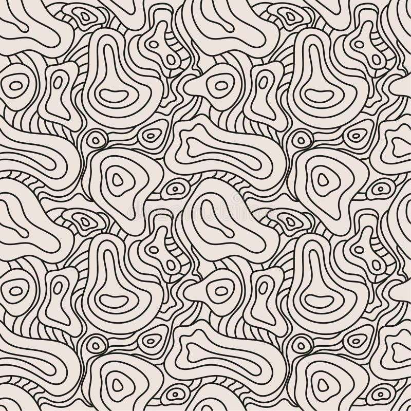 Vector Abstract Seamless Pattern. Stock Illustration - Illustration of ...