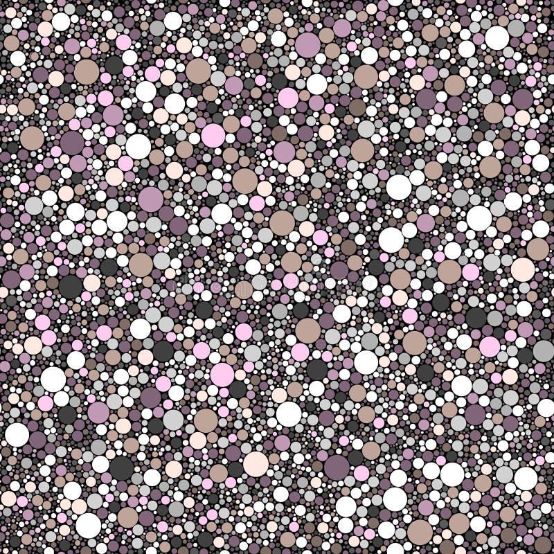 Vector Abstract Seamless Pattern Small Blue Circles Stock Illustration ...