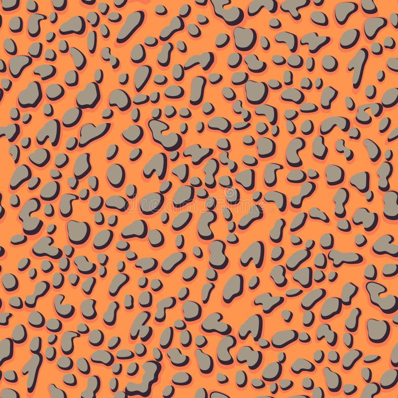 Vector Abstract Seamless Pattern with Spots. Stock Vector ...