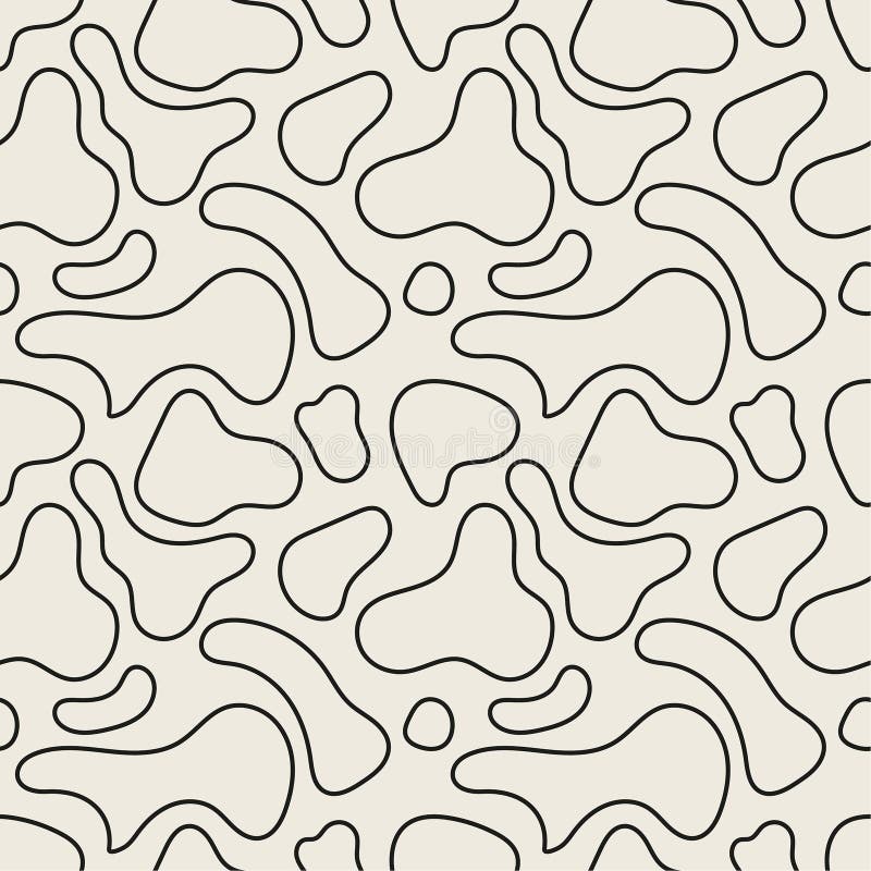 Vector Abstract Seamless Pattern. Stock Illustration - Illustration of ...