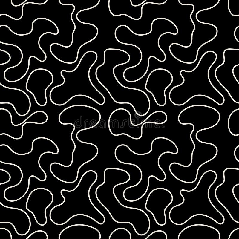 Vector Abstract Seamless Pattern. Stock Vector - Illustration of smooth ...