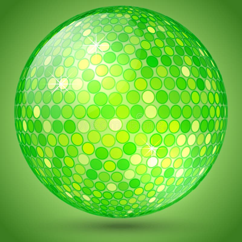 Vector Abstract Shining Crystal Ball Stock Vector - Illustration of ...