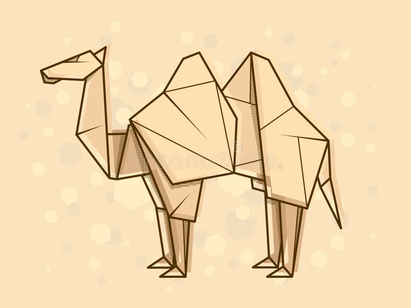 Vector Abstract Illustration Camel. Stock Vector - Illustration of ...