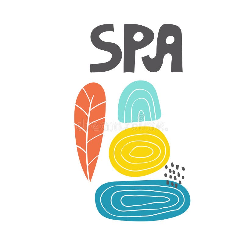 Vector Abstract Spa Salon Background Stock Vector - Illustration of ...