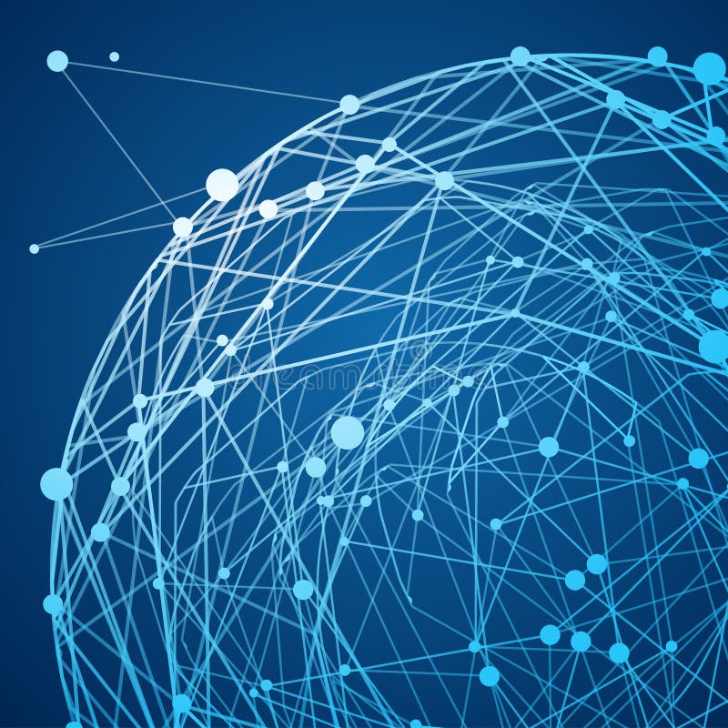 Vector Abstract Sphere Background. Flat Design Stock Vector ...