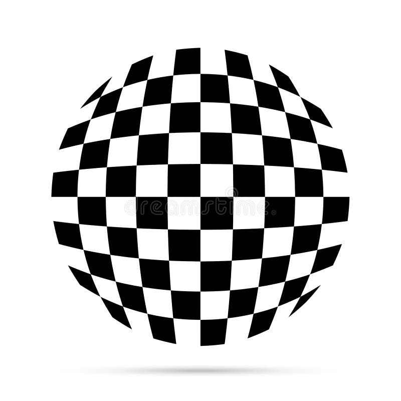 Checker Sphere Stock Illustrations – 266 Checker Sphere Stock ...