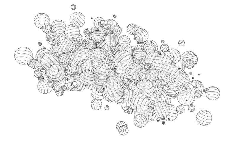 Vector Abstract Boxes Background Stock Vector - Illustration of icon ...