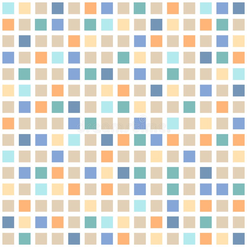 Vector Abstract Square Background. Eamless Grid Pattern Stock Vector ...