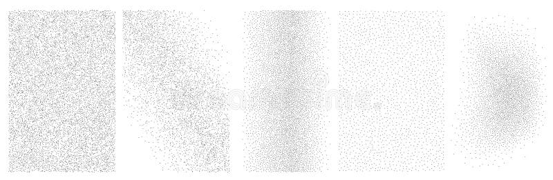 Vector Abstract Stipple Noise Effect. Dotwork BG Stock Vector ...