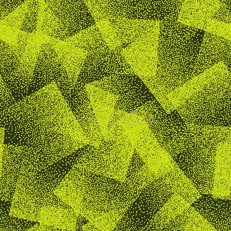 Vector Abstract Stippled Weird Seamless Pattern Stock Vector ...