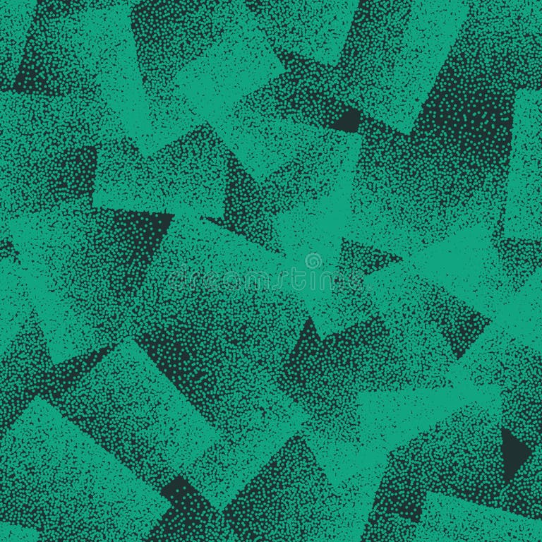 Vector Abstract Stippled Weird Seamless Pattern Stock Vector ...