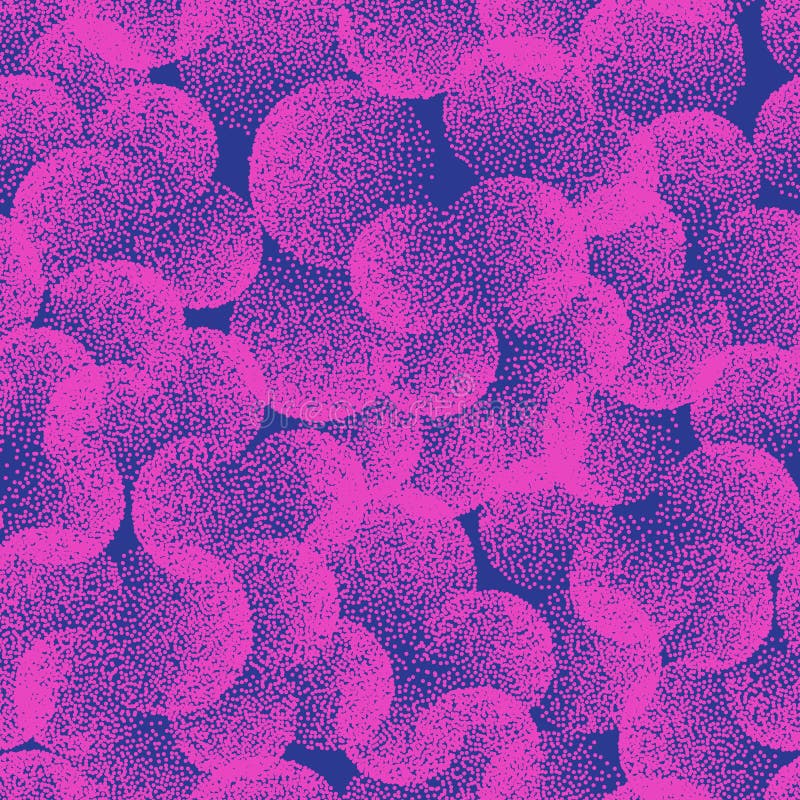 Vector Abstract Stippled Weird Seamless Pattern Stock Vector ...