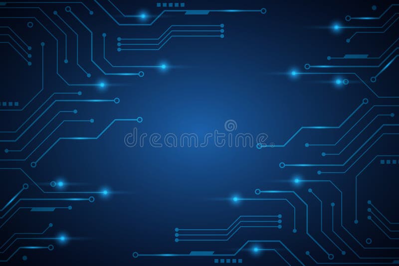 Vector Abstract Technology. Abstract Hi Tech. Vector Connect Lines ...