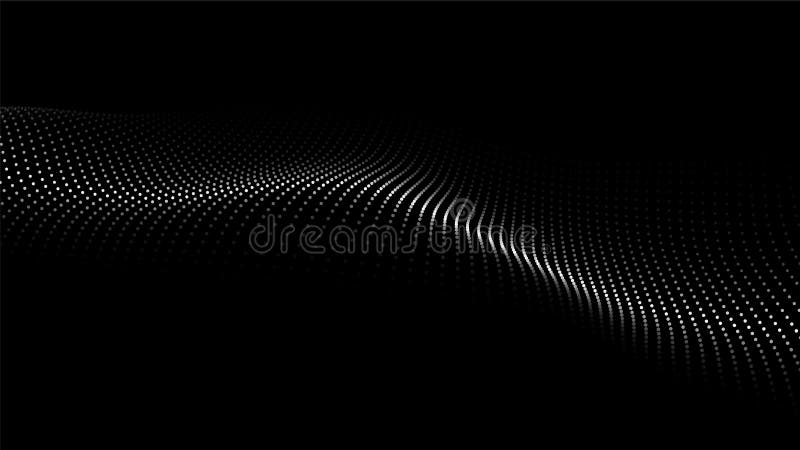 Vector Abstract Technology Background. Big Data Visualization. Digital ...