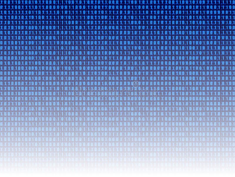 Vector Binary Code Background, Gradient Texture, Technology Concept. Stock Vector - Illustration ...