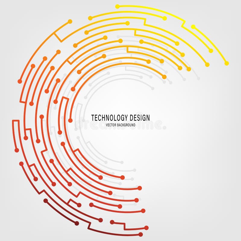 Abstract Technology Circuit Board Circle Background Stock Vector ... Abstract Technology Circuit Board Circle Background Stock Vector ...