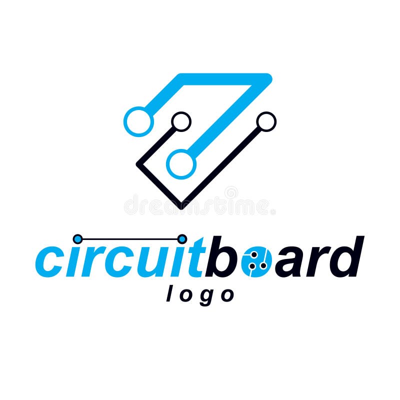 Vector Abstract Technology Circuit Board. High Tech Digital Scheme of ...