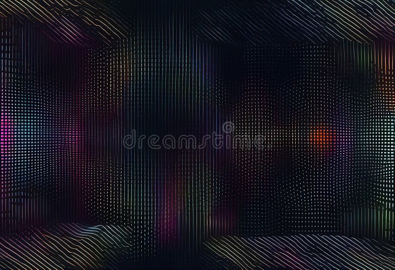 Vector Abstract Technology, Light Neon Digital Lines for Artificial ...