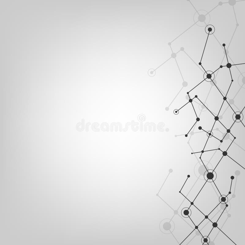 Vector Abstract Technology Network Design. Stock Vector - Illustration ...