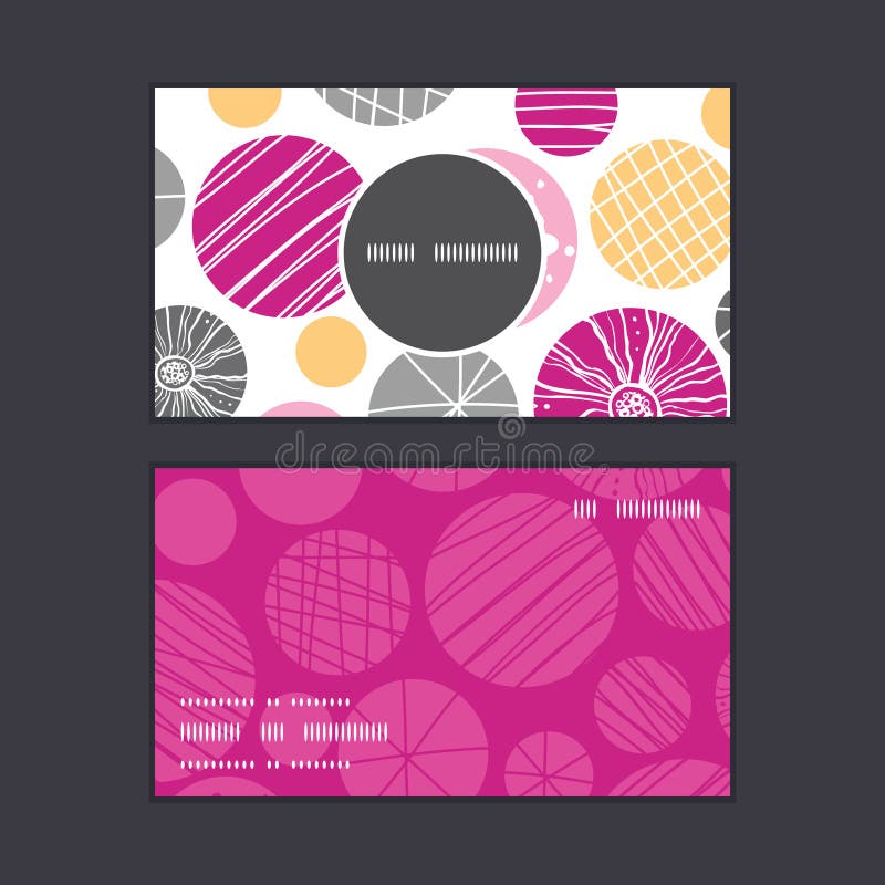 Vector Abstract Textured Bubbles Vertical Round Stock Vector ...