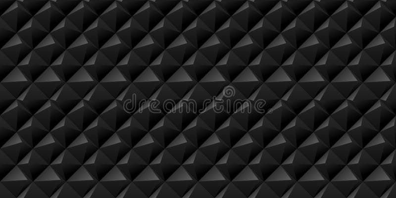 Vector Tiled Seamless Background Dark Pyramids Stock Vector ...