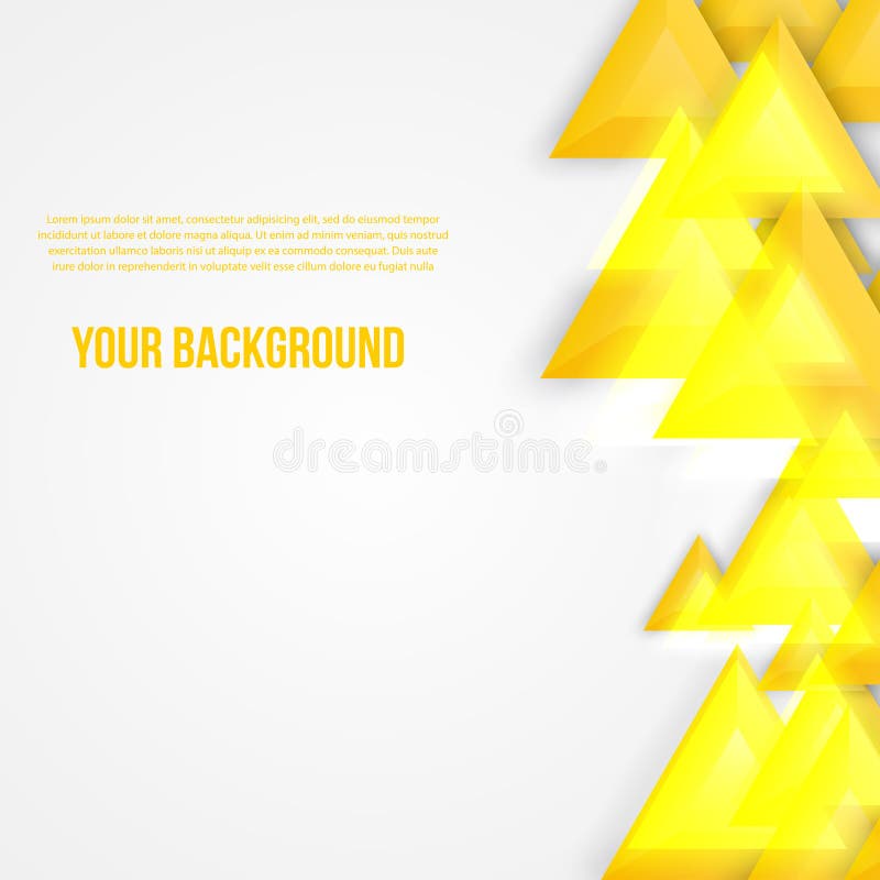 Vector Abstract Triangles Template. Object Web Stock Vector ...