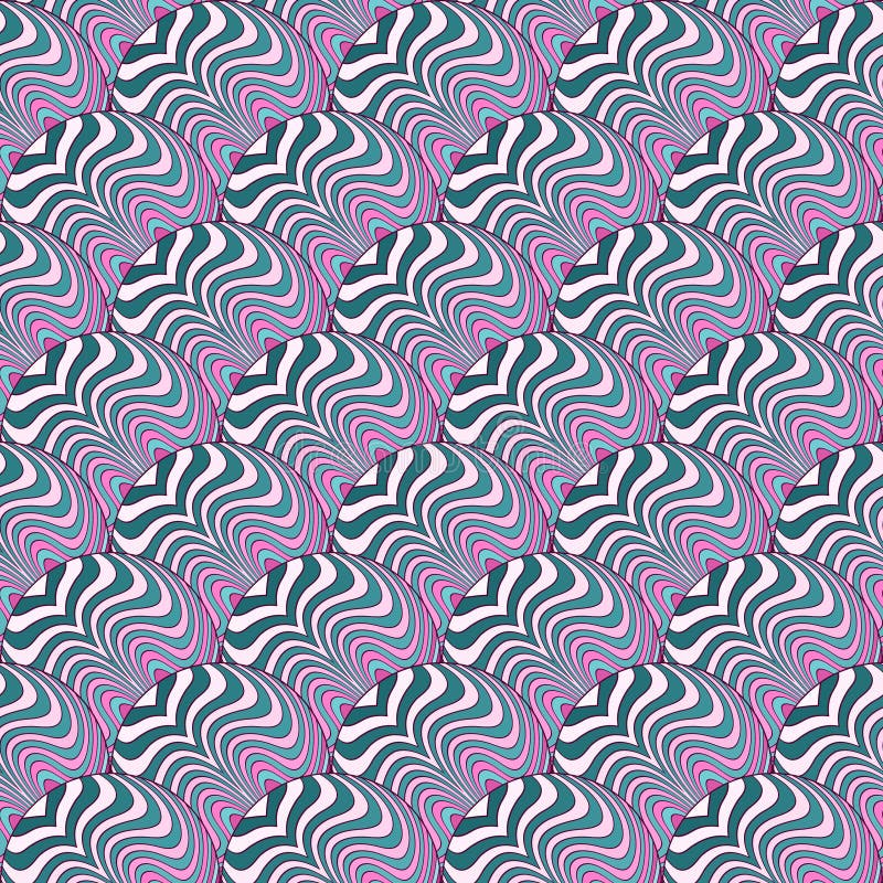 Waves Background with Distortion Effect Stock Vector - Illustration of ...