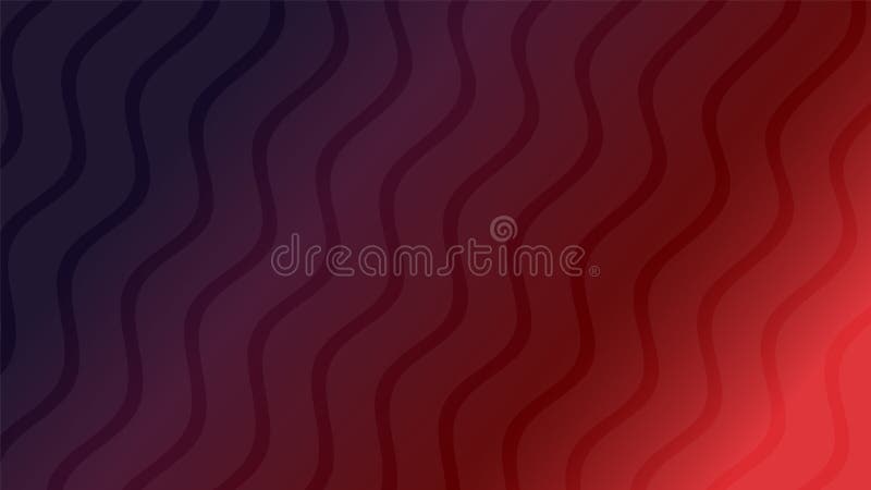 Vector Abstract Wavy Graphic Design. Red Gradient Stock Vector ...