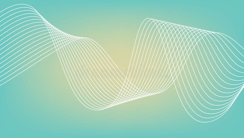 Vector of Abstract Wavy Line Stock Illustration - Illustration of ...