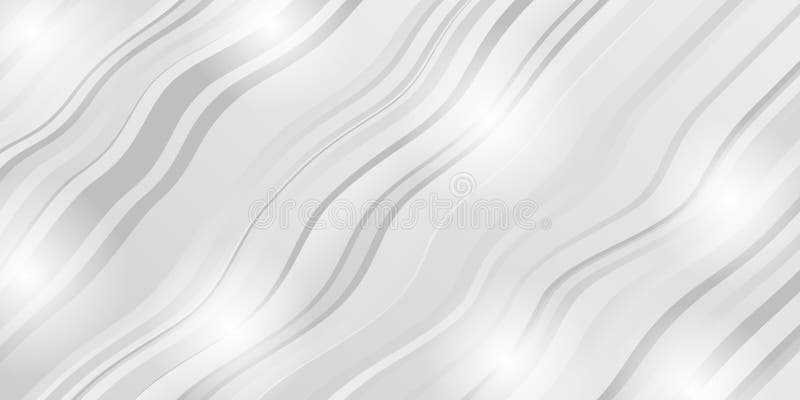 Vector Abstract White and Grey Wave Background. Smooth Line Background ...