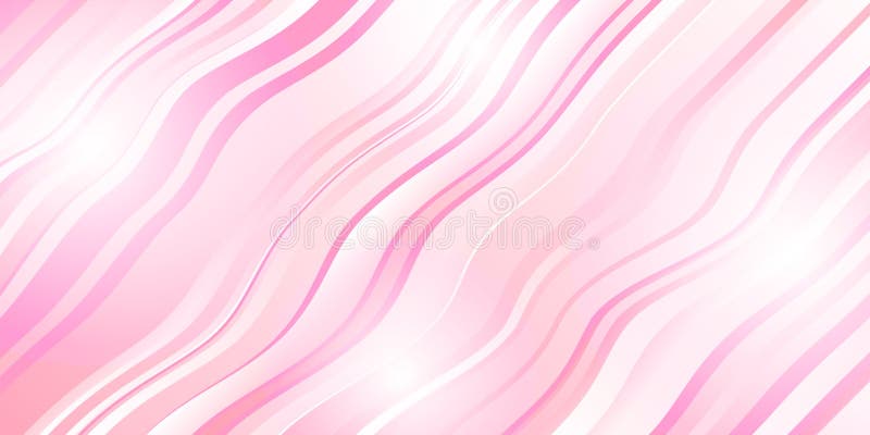Vector Abstract White and Pink Wave Background. Smooth Line Background ...