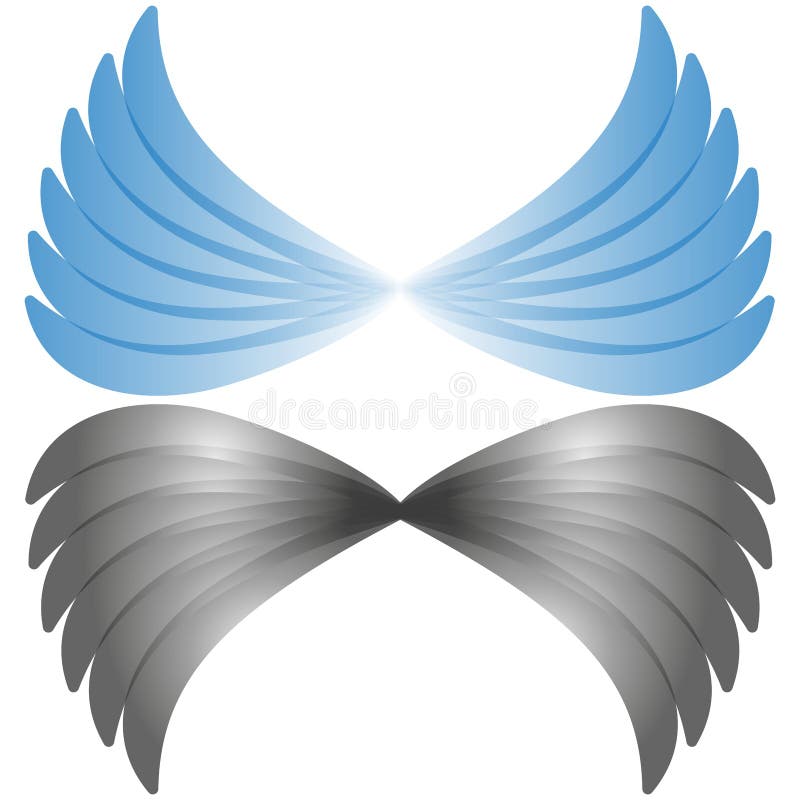 Abstract Wing in Circle - Concept Logo Design. Development Business ...