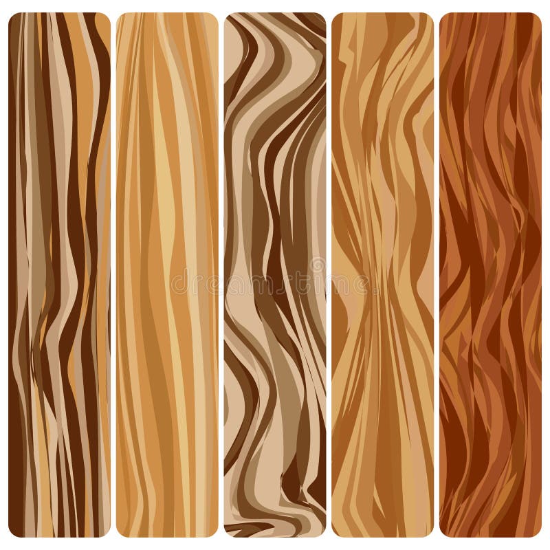 Vector Abstract Wood Texture in Flat Design. Stock Vector ...