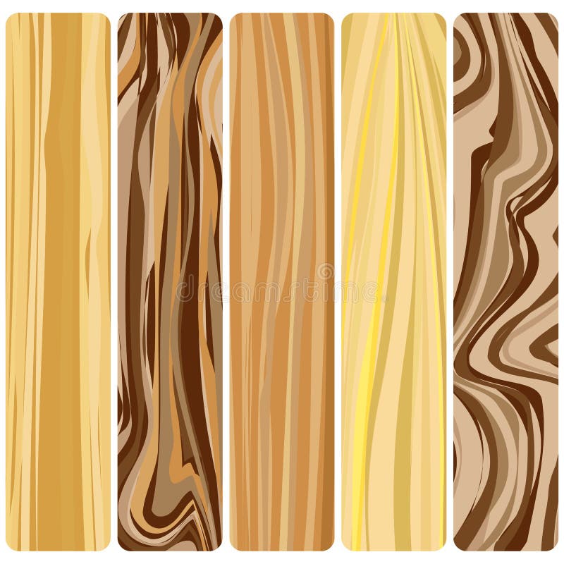 Vector Abstract Wood Texture in Flat Design. Stock Vector ...