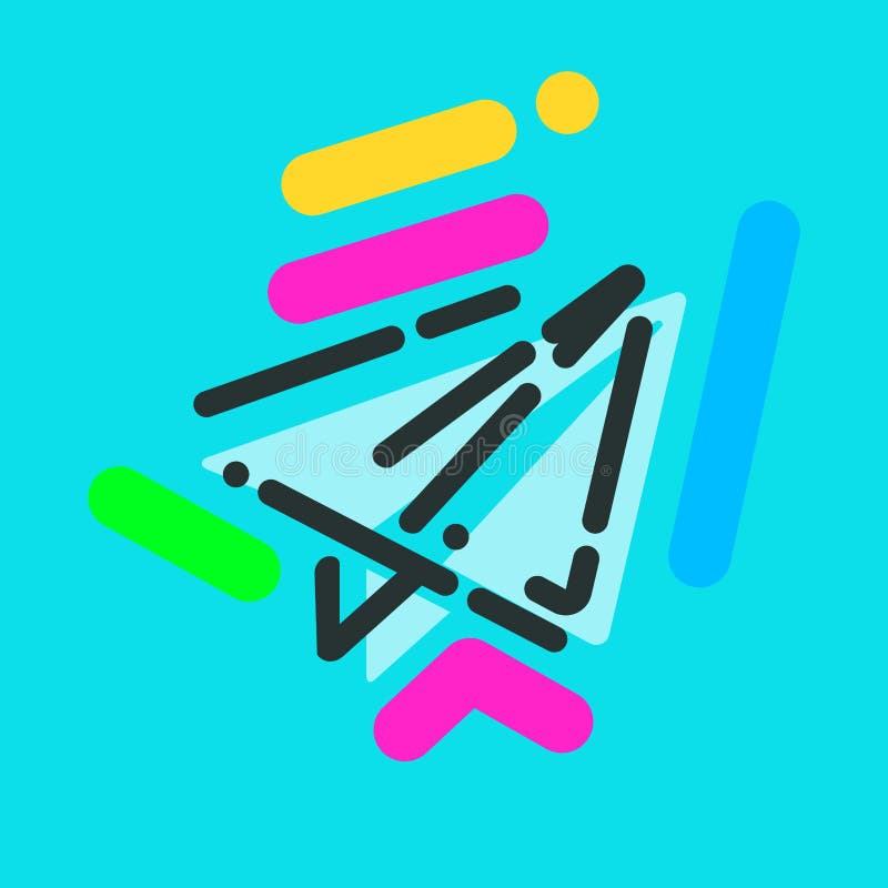 Vector Acodado Icono Moderno Del Negocio Del Estilo - Mensaje ...