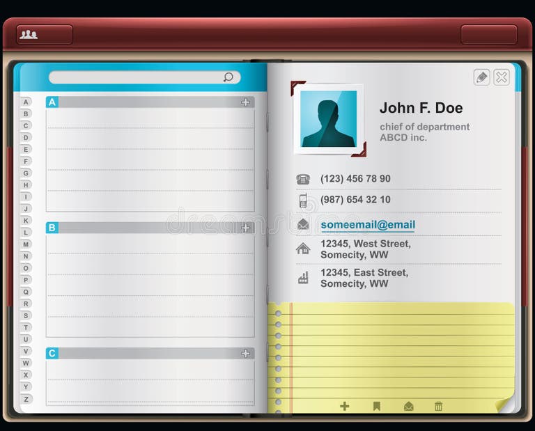 Address Icon Detailed Stock Illustrations – 916 Address Icon Detailed ...