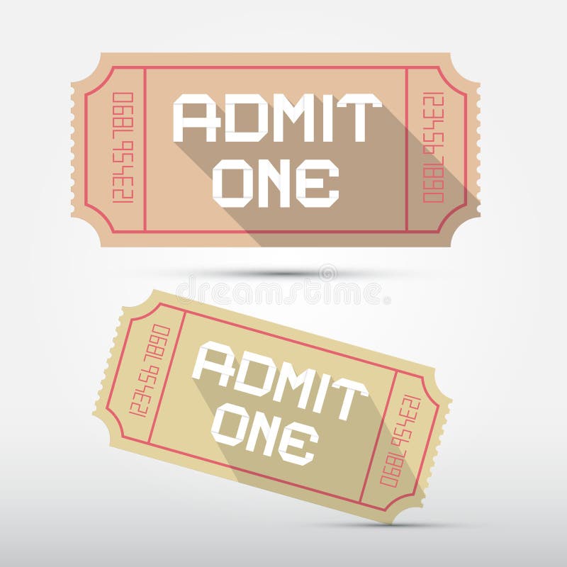 Admit One Vector Stock Illustrations – 4,890 Admit One Vector Stock ...