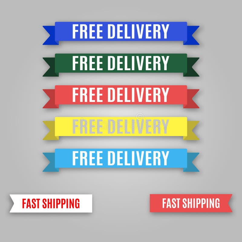 Vector advertising ribbon stock vector. Illustration of banner - 58410995