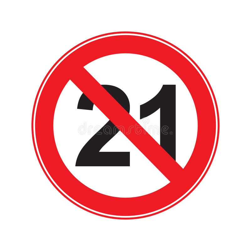 21 Age Restriction Stock Illustrations – 384 21 Age Restriction Stock ...
