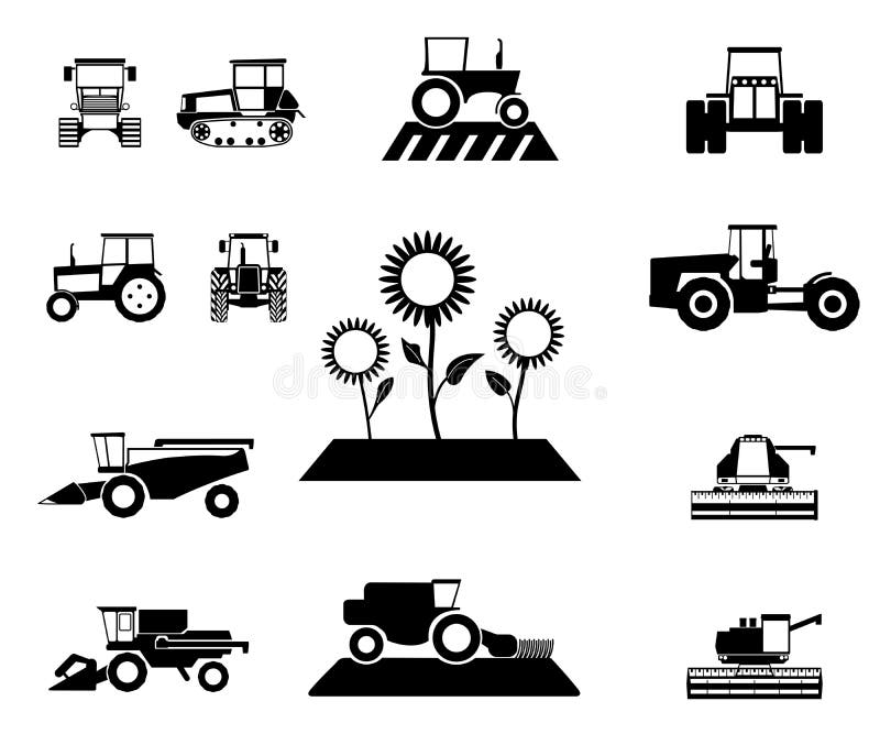 Farm Vehicles Icons Stock Illustrations – 157 Farm Vehicles Icons Stock ...
