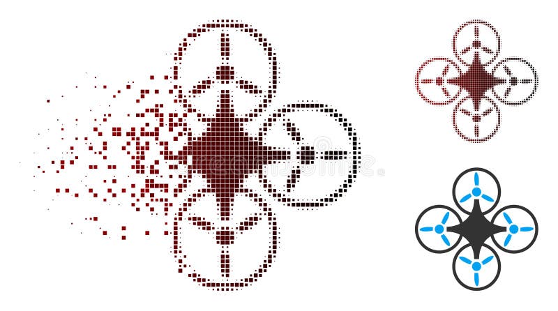Dispersed Pixel Halftone Air Drone Icon Stock Vector - Illustration of ... Dispersed Pixel Halftone Air Drone Icon Stock Vector - Illustration of ...