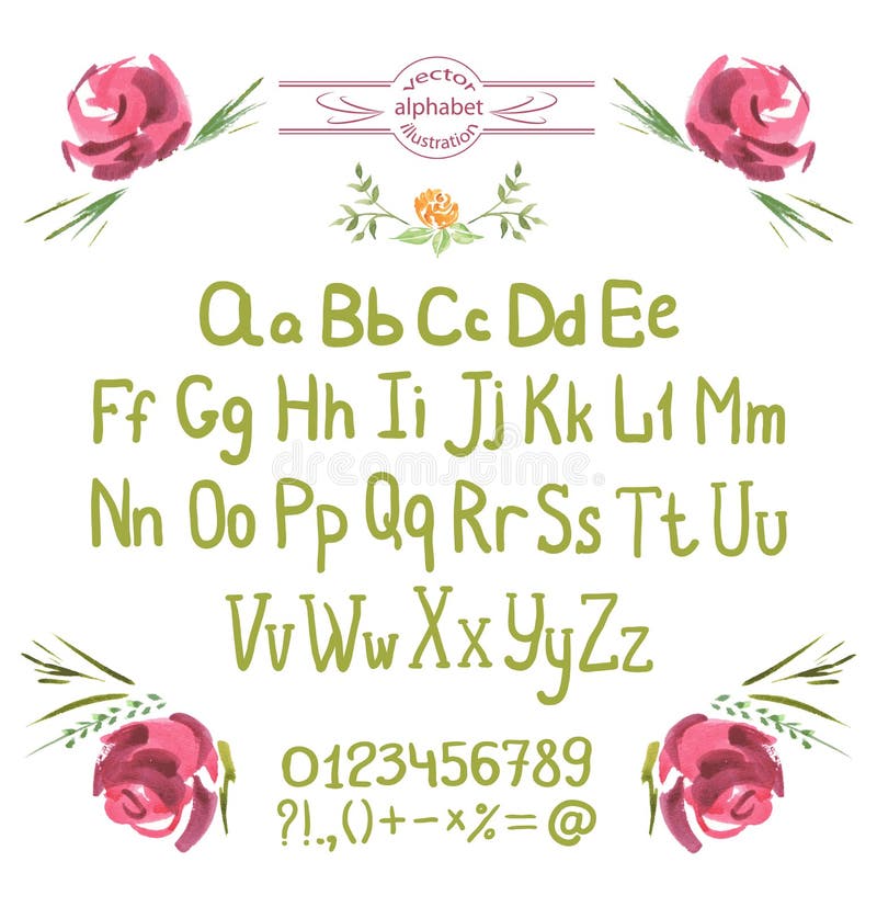 Hand Letters Alphabet Stock Illustrations – 35,745 Hand Letters ...